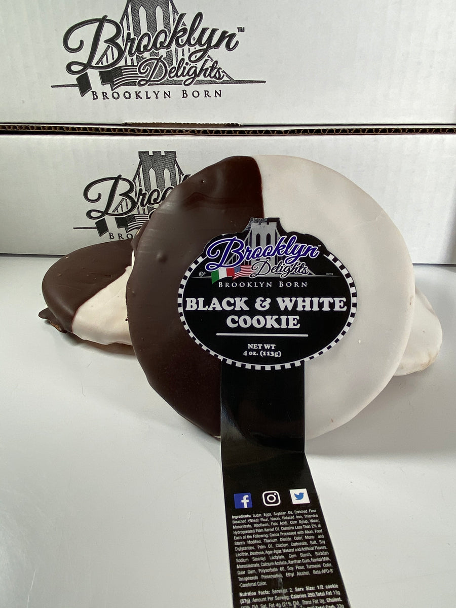 6 X Pack Black & White Cookie - 4 oz ---only $ 1.58 per cookie ... – brooklyndelights