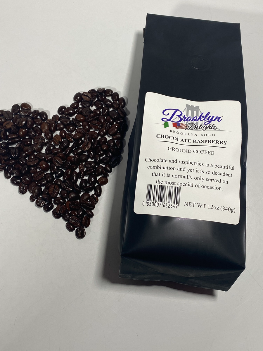 Coffee Chocolate Raspberry 12 oz – brooklyndelights
